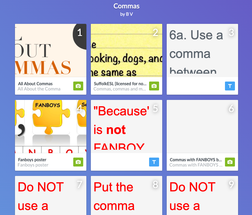 Outreach and Technical Assistance Network | Blendspace: Commas